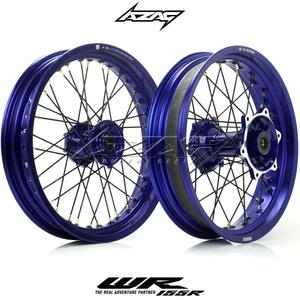 Jual VELG SET SUPERMOTO WR155 TK BIRU TROMOL ORIGINAL WR COATING BIRU ...