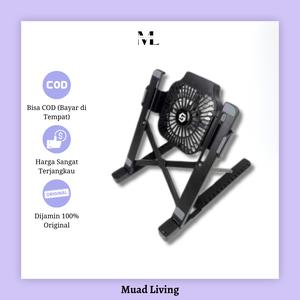 Jual Stand Laptop Portable Foldable with Cooling Fan Dudukan Laptop ...