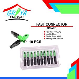 Promo Fast Connector-SC APC / Konektor SC-APC IJO / Fast Konektor FO ...