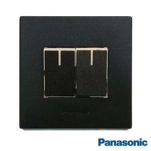Jual Panasonic Saklar Seri 2G Hitam WESJ78029 + WESJ5931 Style Matte ...