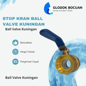 Jual 1" Stop Kran Ball Valve Kuningan / Keran Air Kuningan Size 1 Inch ...