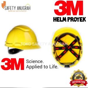Jual Helm Safety Helm Proyek 3M Hard Hat H-703R Pelindung Kepala ...