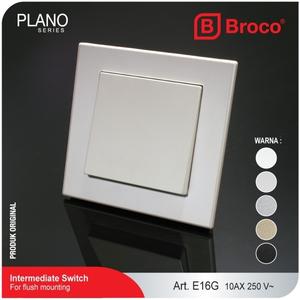 Jual Broco Plano E16G Saklar Intermediate - White - Harvest Gold ...