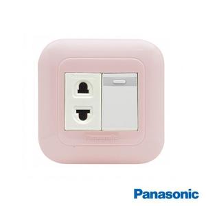 Jual Panasonic Saklar Kombinasi dengan Stop Kontak Universal Pastel ...