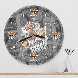 Promo JAM DINDING KAYU / JAM MEJA ONE PIECE JAM DINDING KARAKTER / JAM ...