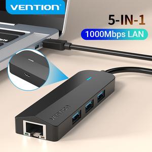Jual Vention Usb Type C Ethernet Adapter Usb C Network Card To ...