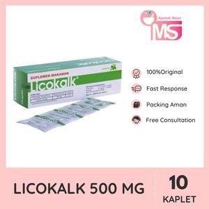 Jual LICOKALK 500 MG 10 KAPLET - Kota Tangerang Selatan - HYMOSE ...