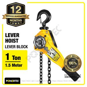 Jual Lever Block / Lever Hoist 1 Ton x 1.5 Meter POWERTEC - Jakarta ...