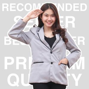 Jual Jas Custom Satuan/Jas Custom Bordir Logo/Jas Majelis/Jas Almamater - HitamListPutih, L ...