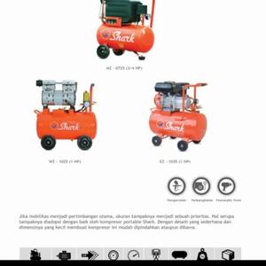 Jual Kompressor Angin Kompresor Udara Portable Shark MZ0725 MZ 0725 34 hp - Kota Denpasar ...
