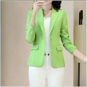 Jual Jas Wanita Blazer/Jas Wanita Korea Model Slimfit/Terbaru Jas ...