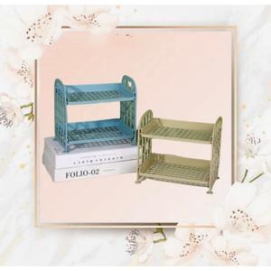 Jual Rak 2 susun mini rack 2 tingkat meja kerja dapur office table ...