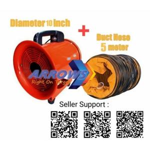 Jual Paket Portable Ventilator Blower 8 Inch dan Flexible Duct Hose 5 ...