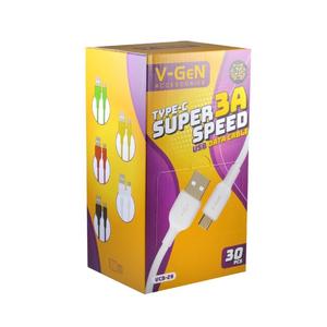 Jual Kabel Data Fast Charging USB Type C V-GeN VCB-29 3A 1 Box isi ...