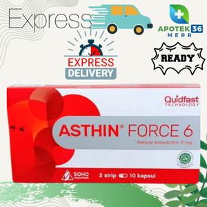 Jual 🤞 Asthin Force 6 MG Box Strip - Kota Surabaya - Kikan55 | Tokopedia