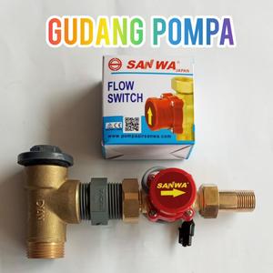 Jual WATER FLOW SWITCH SANWA OTOMATIS POMPA DORONG SET KOMPLIT - Kota ...