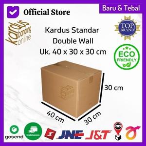 Jual pnb kardus box kotak karton dus packing polos dw uk. 40x30x30 cm ...