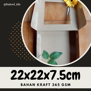 Jual pnb kardus box kraft kemasan mika packaging serbaguna tinggi 7,5 ...