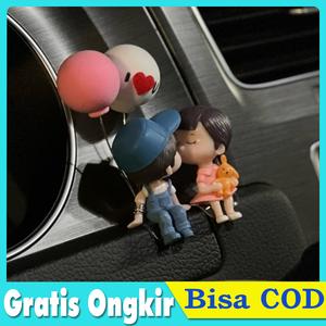 Jual Pajangan Dashboard Mobil Boneka Couple Kartun Hiasan Interior ...