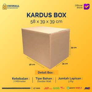 Jual pnb kardus karton box jumbo besar ukuran 58x39x39 cm double wall - Kab. Bogor - Paper And ...