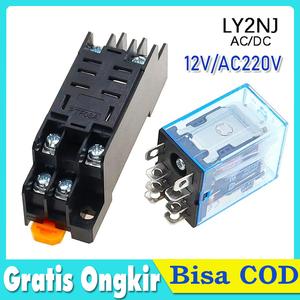 Jual Coil Power Relay LY2NJ 220 V AC / 12 V DC Relai Daya Socket 8 Pin ...