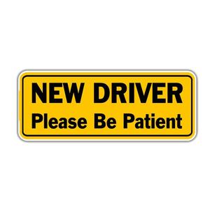 Jual Car Sticker New Driver Please Be Patient Sign PVC - Jakarta Barat ...
