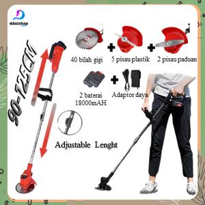 Jual alat pemotong rumput elektrik tanpa kabel portable mesin potong ...