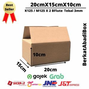 Jual pnb box karton / kardus polos uk 20x15x10 - Kab. Bogor - Paper And ...