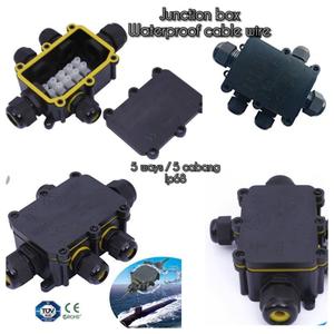 Jual Junction box sambungan waterproof cable kabel wire 5 ways cabang ...