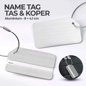 Jual Name Tag Tas & Koper Aluminium Name Tag ID Lengkap Besi Gantungan ...