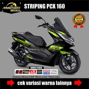 Jual Striping Honda Pcx 160 New Livery Hayabusa / Stiker Motor Pcx 160 ...