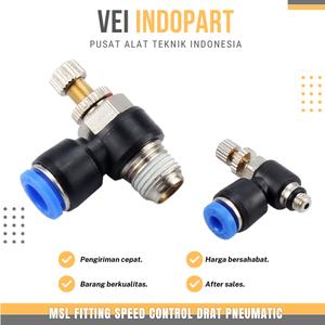 Jual MSL 08-02 FITTING PNEUMATIC SPEED CONTROL 8MM DRAT 1/4" SL 08-02 ...