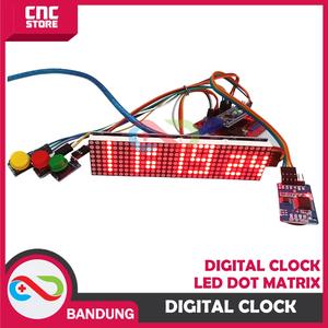 Jual KIT DIGITAL CLOCK LED DOT MATRIX JAM DIGITAL ARDUINO PAKET LENGKAP ...