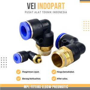 Jual MPL 10-02 FITTING PNEUMATIC ELBOW MALE 10MM DRAT 1/4" PL 10-02 - Jakarta Barat - Vei ...