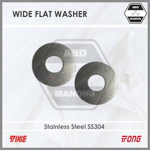 Jual SS304 Ring Plat WP Lebar Stainless M10 ( Wide Flat Washer ) M10 ...