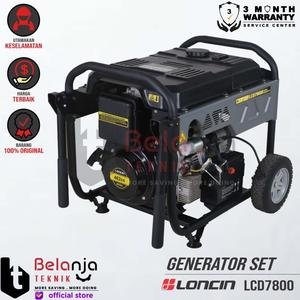 Jual Loncin Generator Set Solar LCD7800 5000 Watt Genset LCD 7800 1 Ph ...