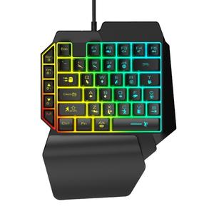 Jual One-Handed Gaming Keyboard Keypad RGB Backlit 35-Key Mini Keypads ...