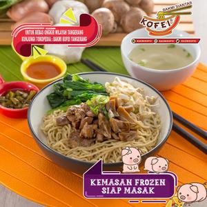 Jual yam paket bakmi ayam jamur dari bakmi kofei kemasan beku (frozen ...