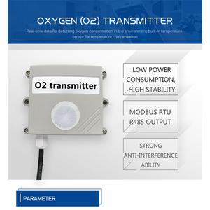 Jual Modbus 485 Output 24V Sensor Detektor Konsentrasi Gas O2 Sensor ...