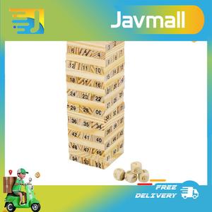 Jual Mainan Anak Balok Kayu Stack Stako Susun Board Game Fun Family ...