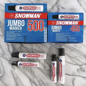 Jual Spidol Snowman 500 Jumbo 450 Permanent - Marker Jumbo 500 Spidol ...