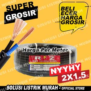 Jual Kabel Listrik NYM HYO 2x1,5 Hitam Serabut NYYHY Hitam Harga Permeter - Jakarta Pusat ...