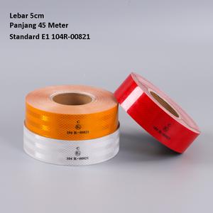 Jual Stiker Reflektif Reflektor Uji KIR Logo E1 104R Sticker Mata ...