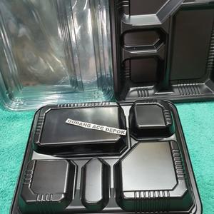 Jual tp mika bento box sekat 5 tray bento tempat makan plastik kotak ...