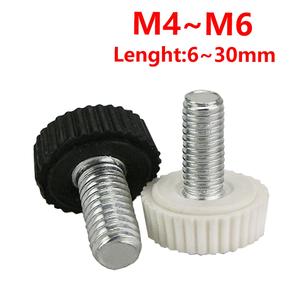Jual M4 M5 M6 Plastic Round Head Handle With Knurled Thumb Screw - Kota ...
