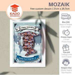 Jual Kado Wisuda Frame Foto Mozaik Custom - Kota Denpasar - rere ...