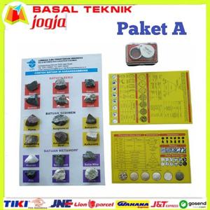 Jual Paket Komparator Sampel Batu Batuan Beku Sedimen, Loupe Lup, Butir ...