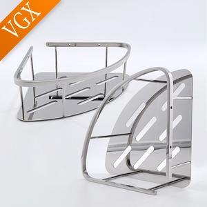 Jual Vgx Bathroom Shower Trangle Shelf Corner Storage Rack - Kota Depok ...