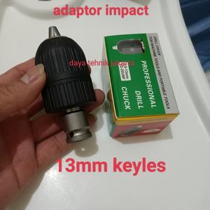 Jual promo adaptor impact wrench 13mm keyless - sambungan kepala bor ...
