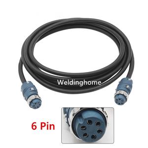 Jual Kabel Cable Sambungan MIG 6 Pin 7 Pin Wire Feeder Mesin las 5M 10M ...